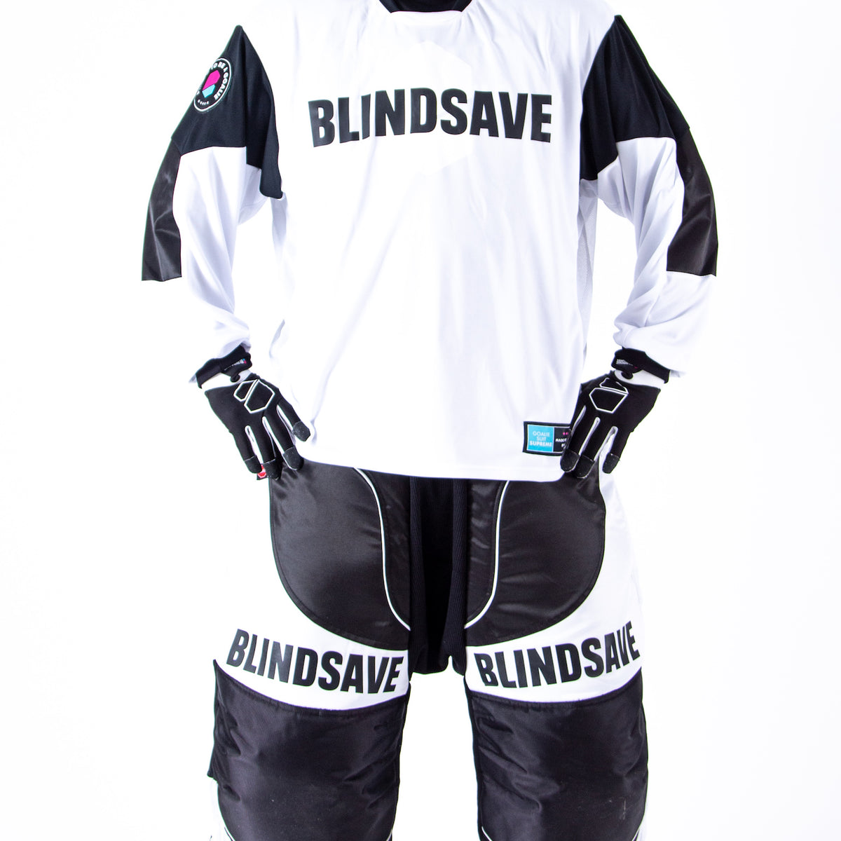 Blindsave Supreme Målvaktsställ White/Black 20/21 – Ongoal