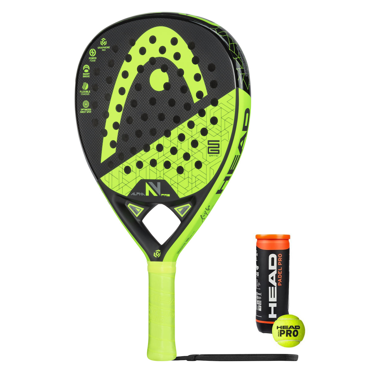 Head Graphene 360 Alpha Pro V 2020 + Padel Pro 3B – Ongoal