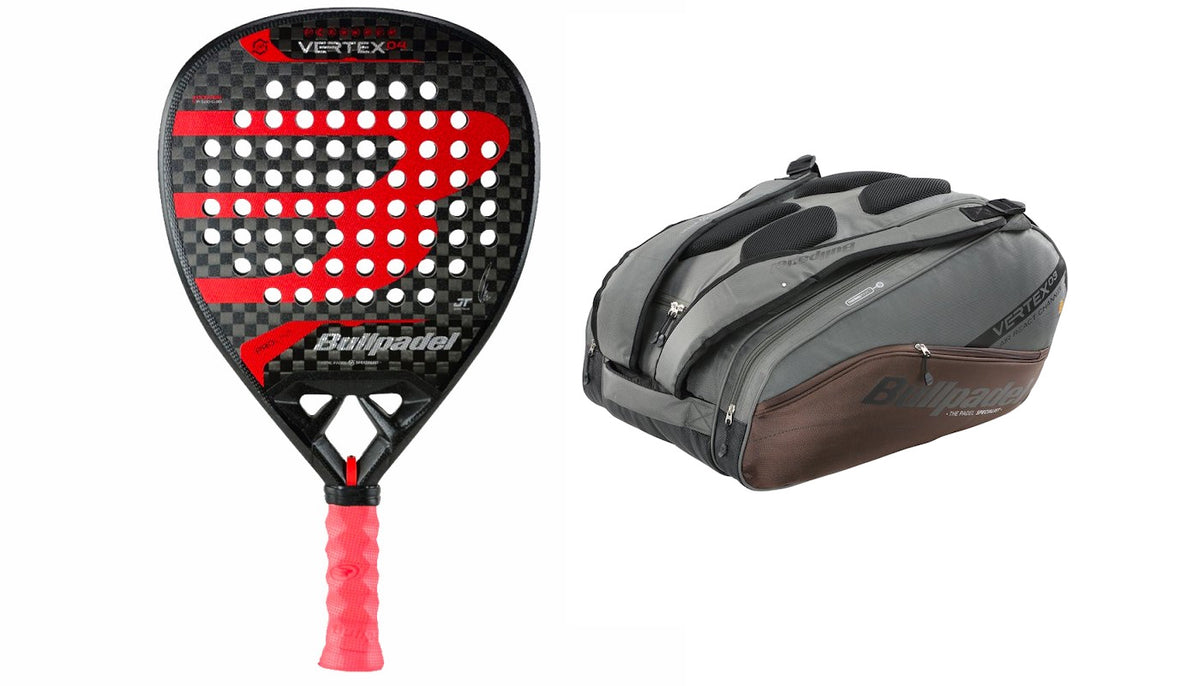 Bullpadel Vertex 04 2024 + Vertex Racket Bag Grey 2023 – Ongoal